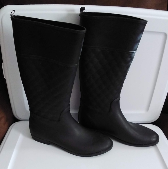 Target | Shoes | Target Brand Black Rain Boots | Poshmark